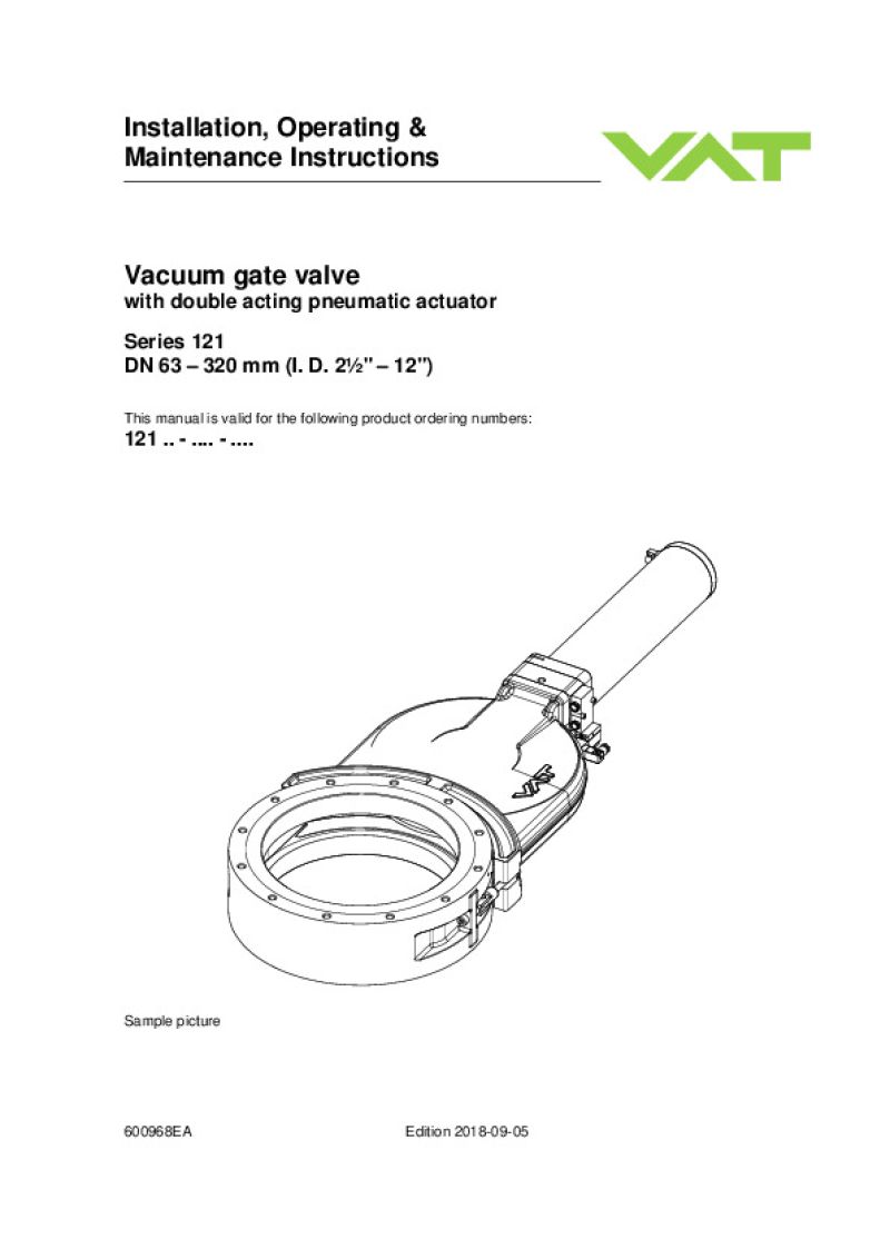 Gate Valve - VAT Valves