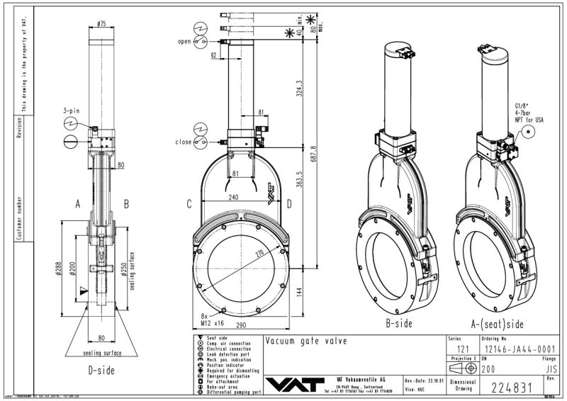 Gate Valve - VAT Valves