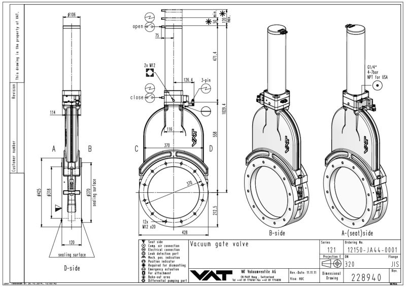 Gate Valve - VAT Valves