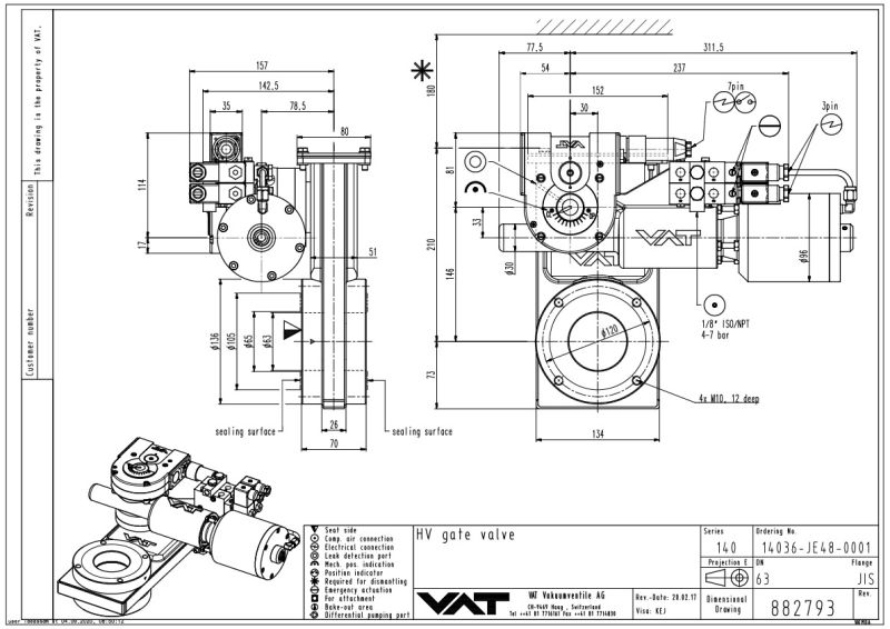 HV Gate Valve - VAT Valves