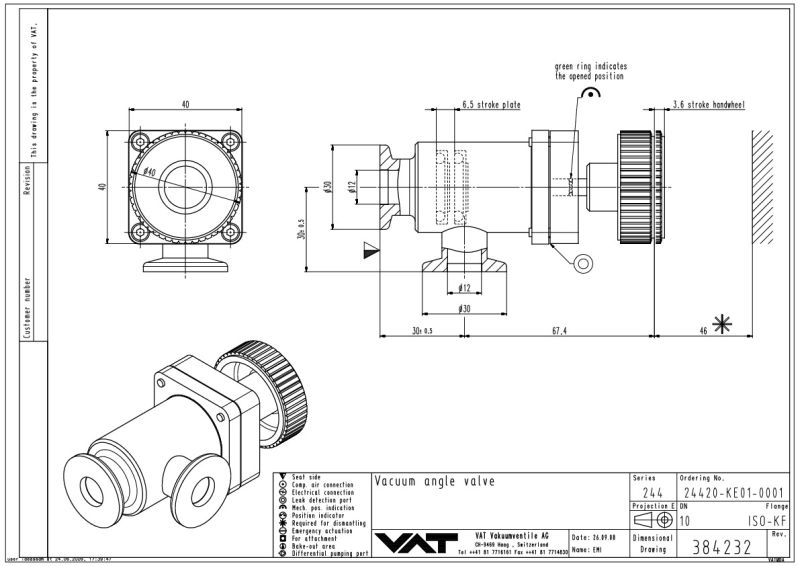 Angle Valve - VAT Valves