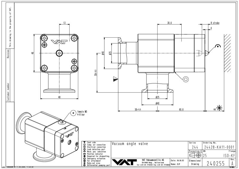 Angle Valve - VAT Valves