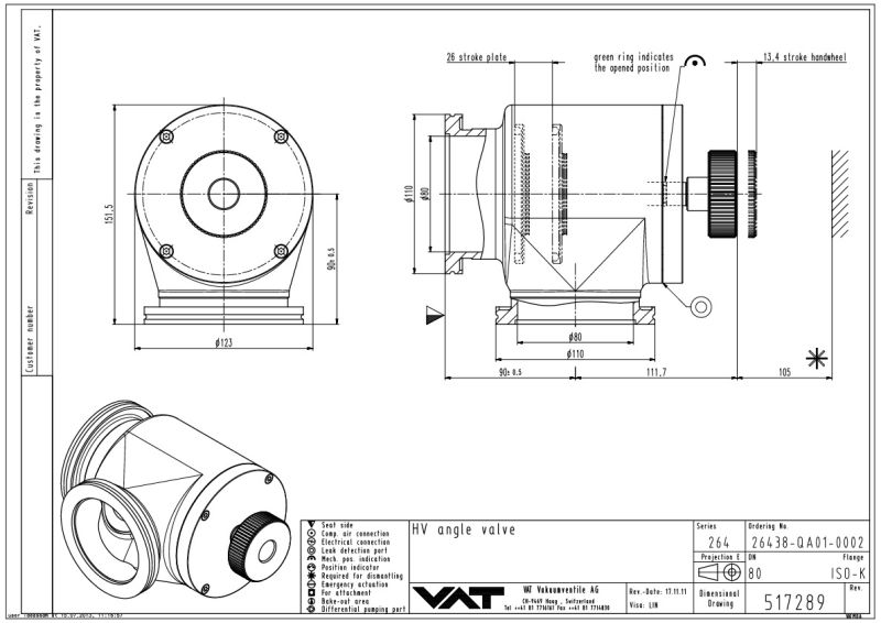 HV Angle Valve - VAT Valves