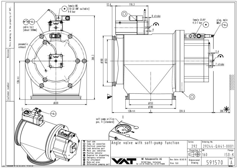 HV Angle Valve with Soft-Pump Function - VAT Valves