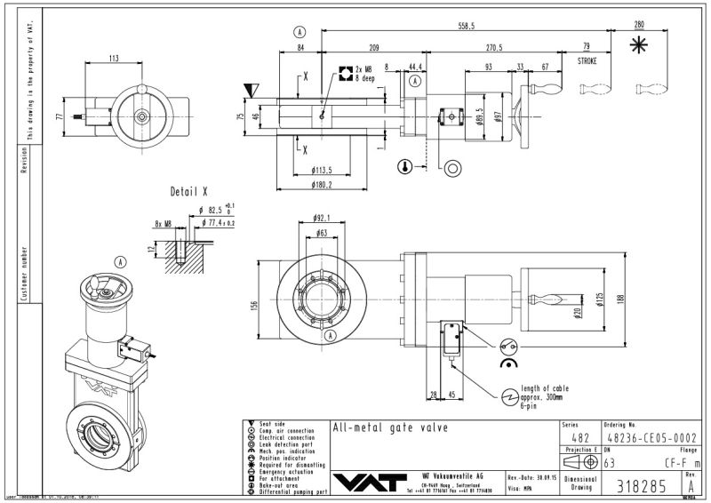 XHV All-Metal Gate Valve - VAT Valves