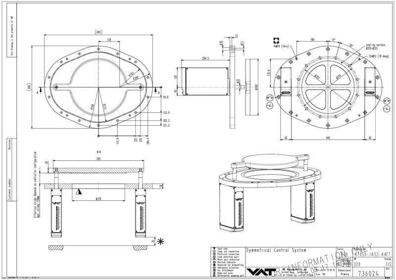 Symmetrical Control Valve - VAT Valves