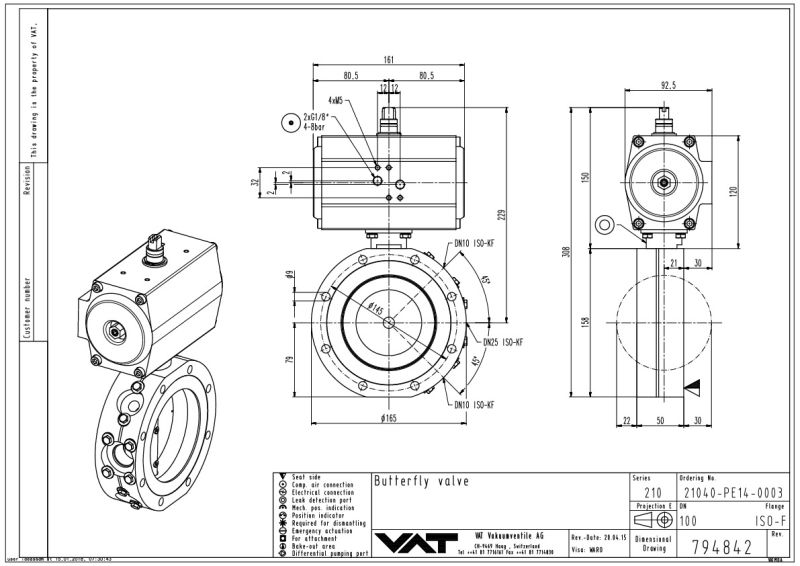FV Butterfly Valve - VAT Valves